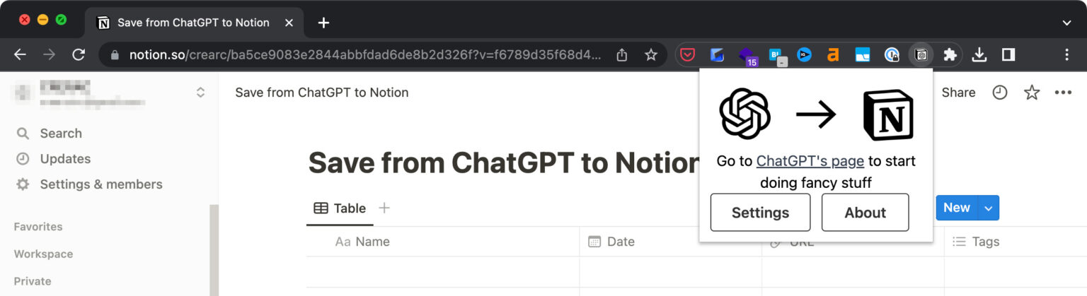 『ChatGPT to Notion』 ワンクリックでChatGPTの会話を保存・管理できるChrome拡張機能の設定方法解説 | NORILOG（ノリログ）